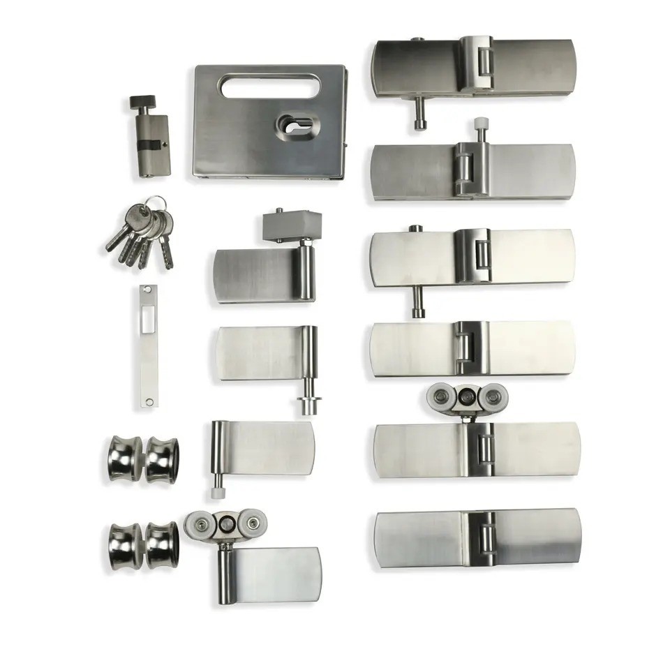 Satin/Polish Finish Folding Glass Sliding Door for Office Glass ...